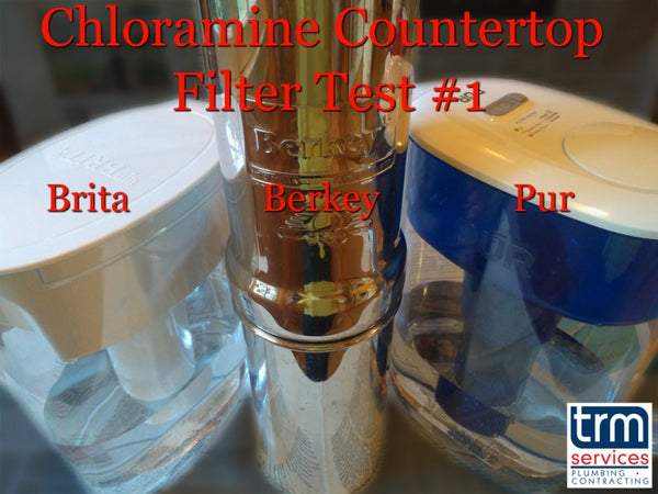 Chloramine Filter Test 1 – Pur, Brita, Berkey - TRM Plumbing